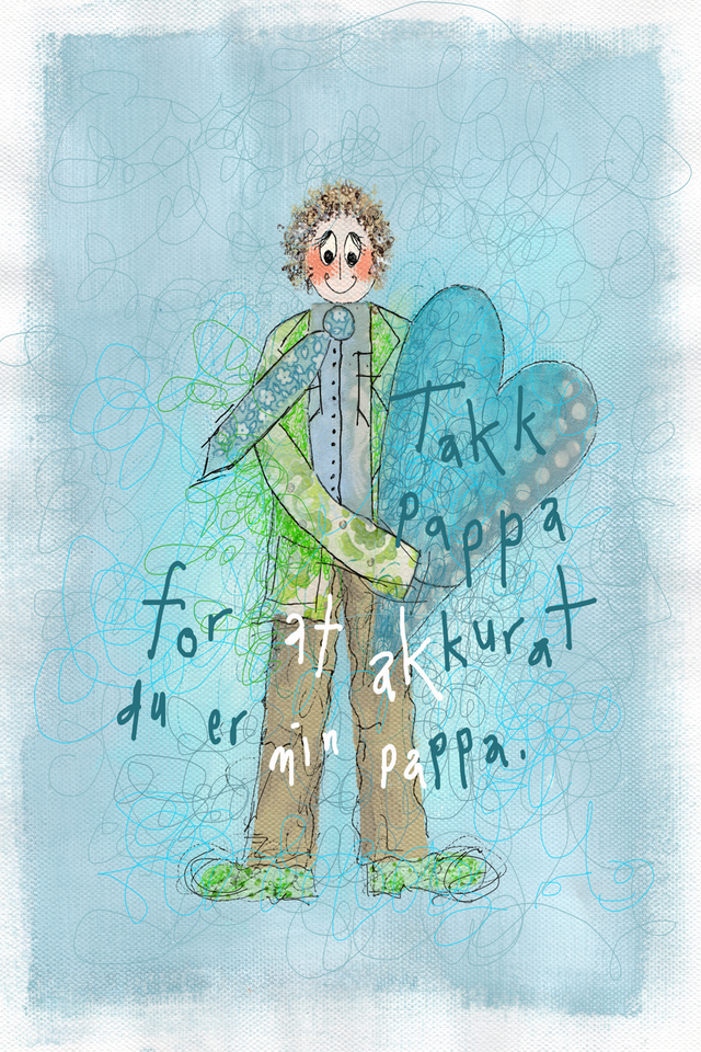 Takk pappa for akkurat du er min pappa – Kjersti Munkejord Lamb